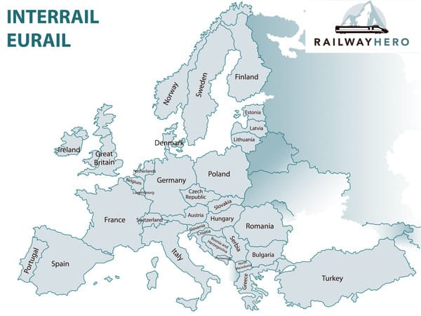 Interrail/Eurail | Info - Tips - Routes | RAILWAYHERO